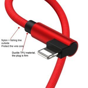 Cell Phones & Accessories | 9 Degrees Iphone Ipad Charger 12m Long Red ...